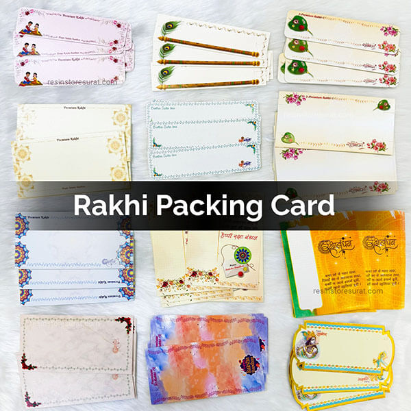 Rakhi Packing material – Resin Store Surat
