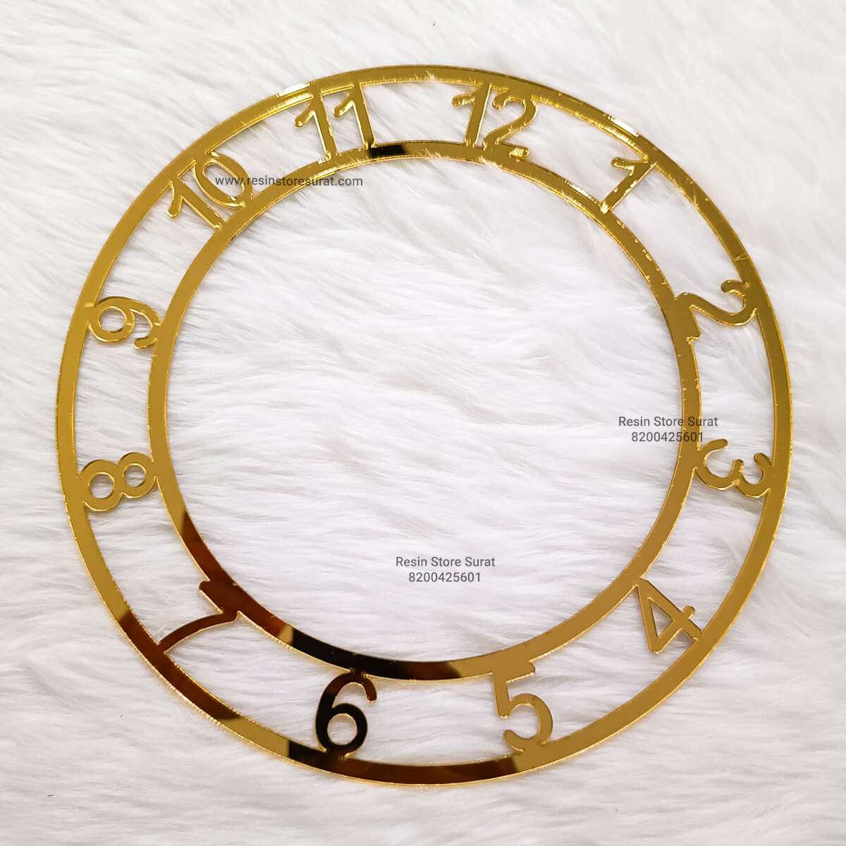 Number Acrylic Ring For Resin Clock – Resin Store Surat