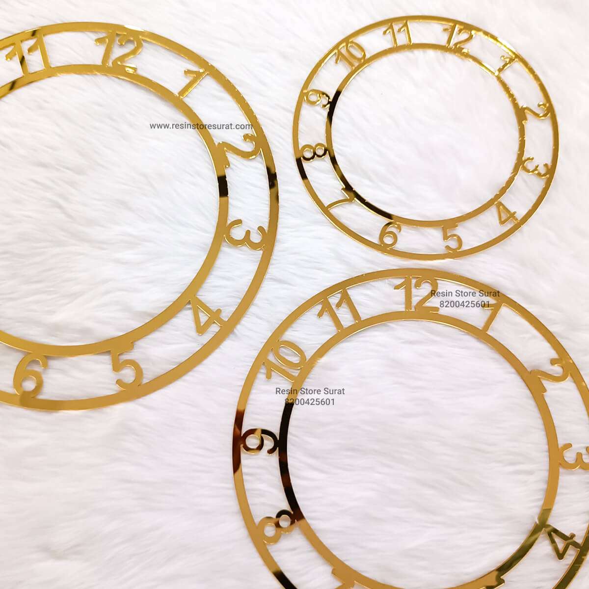 Number Acrylic Ring For Resin Clock – Resin Store Surat