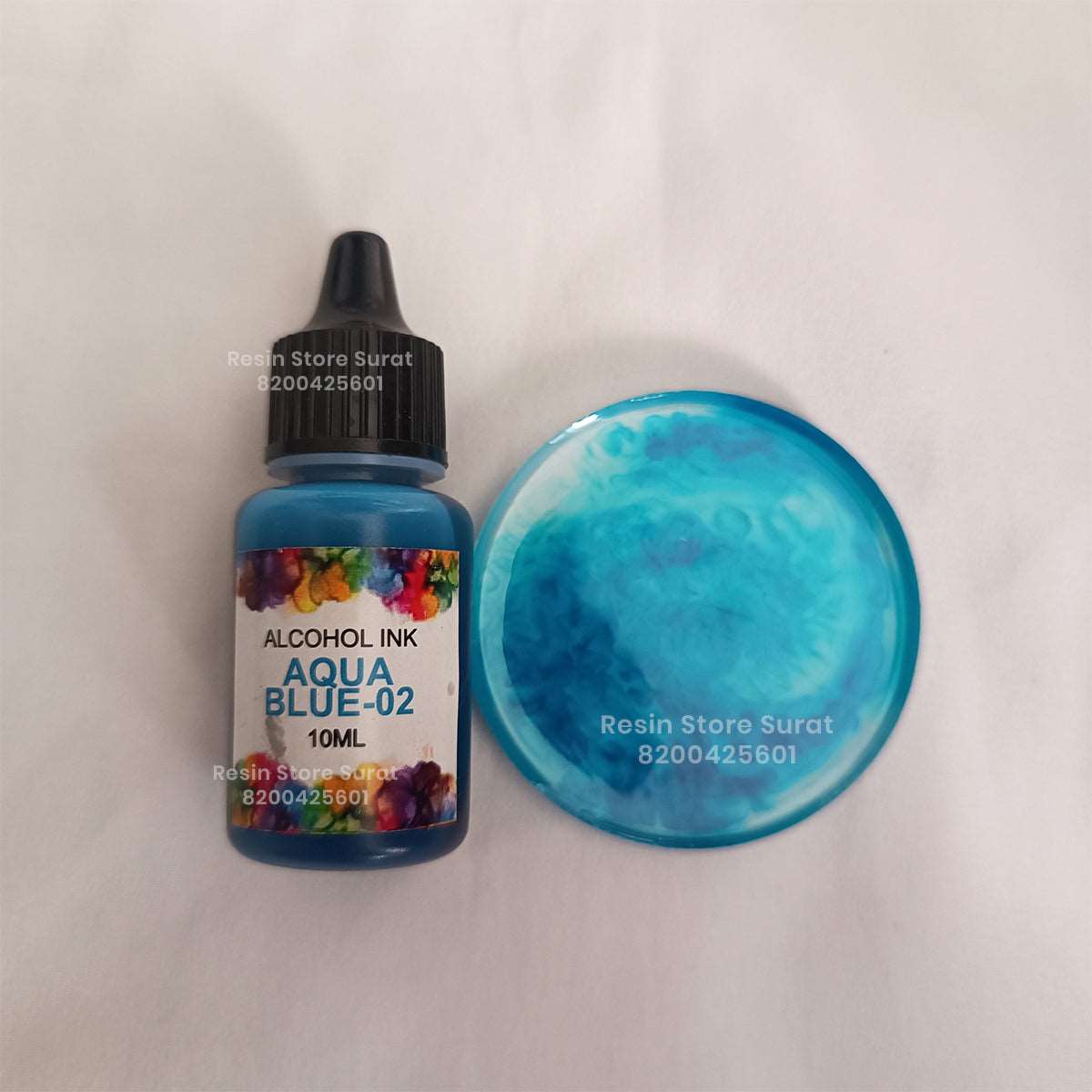 Aque Blue Alcohol ink For Resin – Resin Store Surat