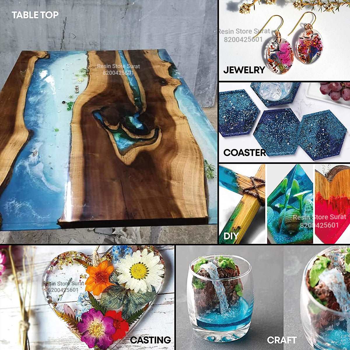 Crystal Clear Resin 2:1 6 Kg – Resin Store Surat