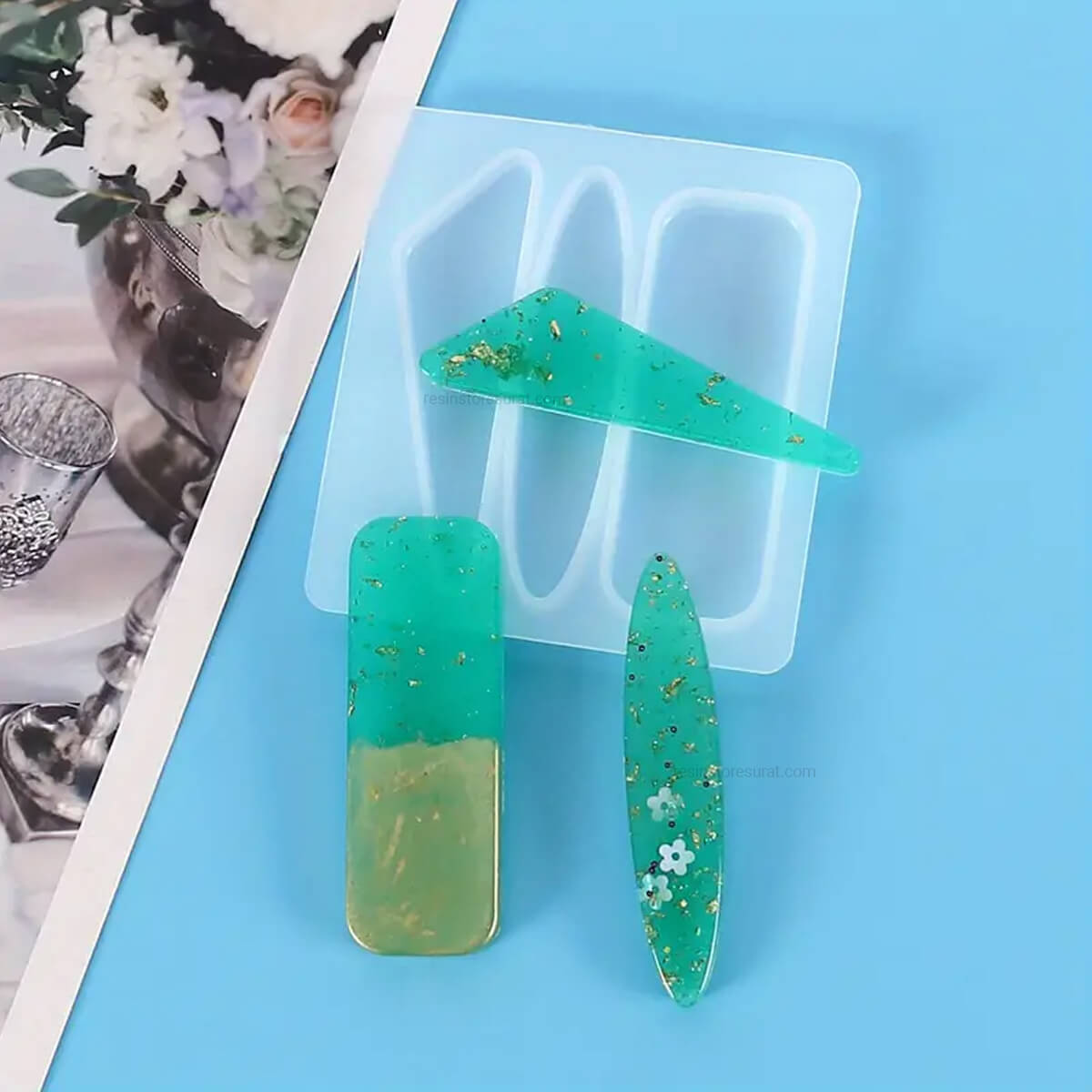 5 cavity Hair pin mould – Resin Store Surat