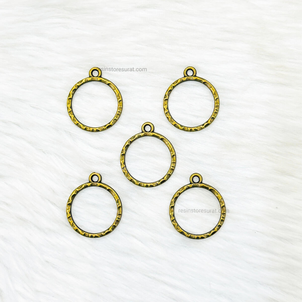 Copper Textured Bezel Set – Resin Store Surat