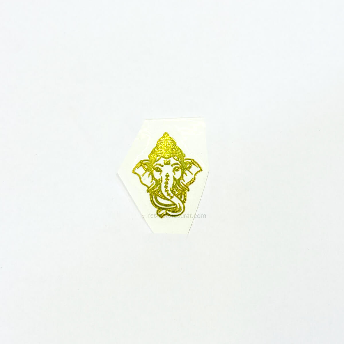 Ganesh Face - Metal Sticker – Resin Store Surat