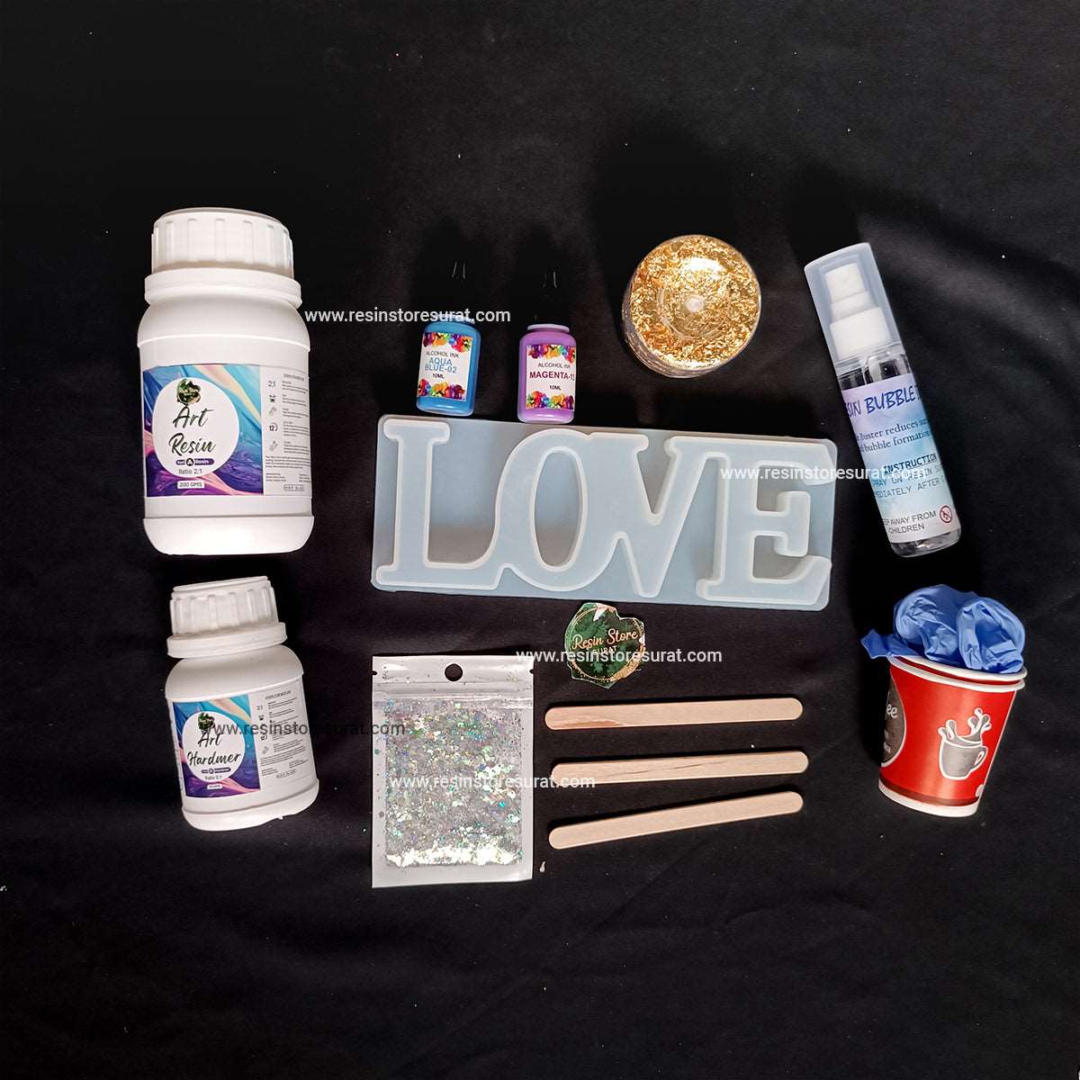 Love Frame Resin Beginner Kit – Resin Store Surat