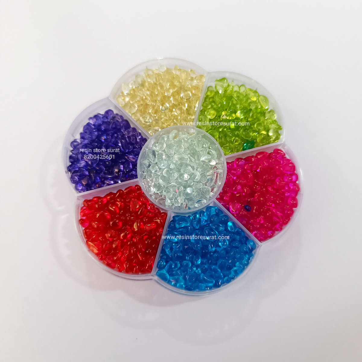Crystal Filler Stone Set of 7 color – Resin Store Surat