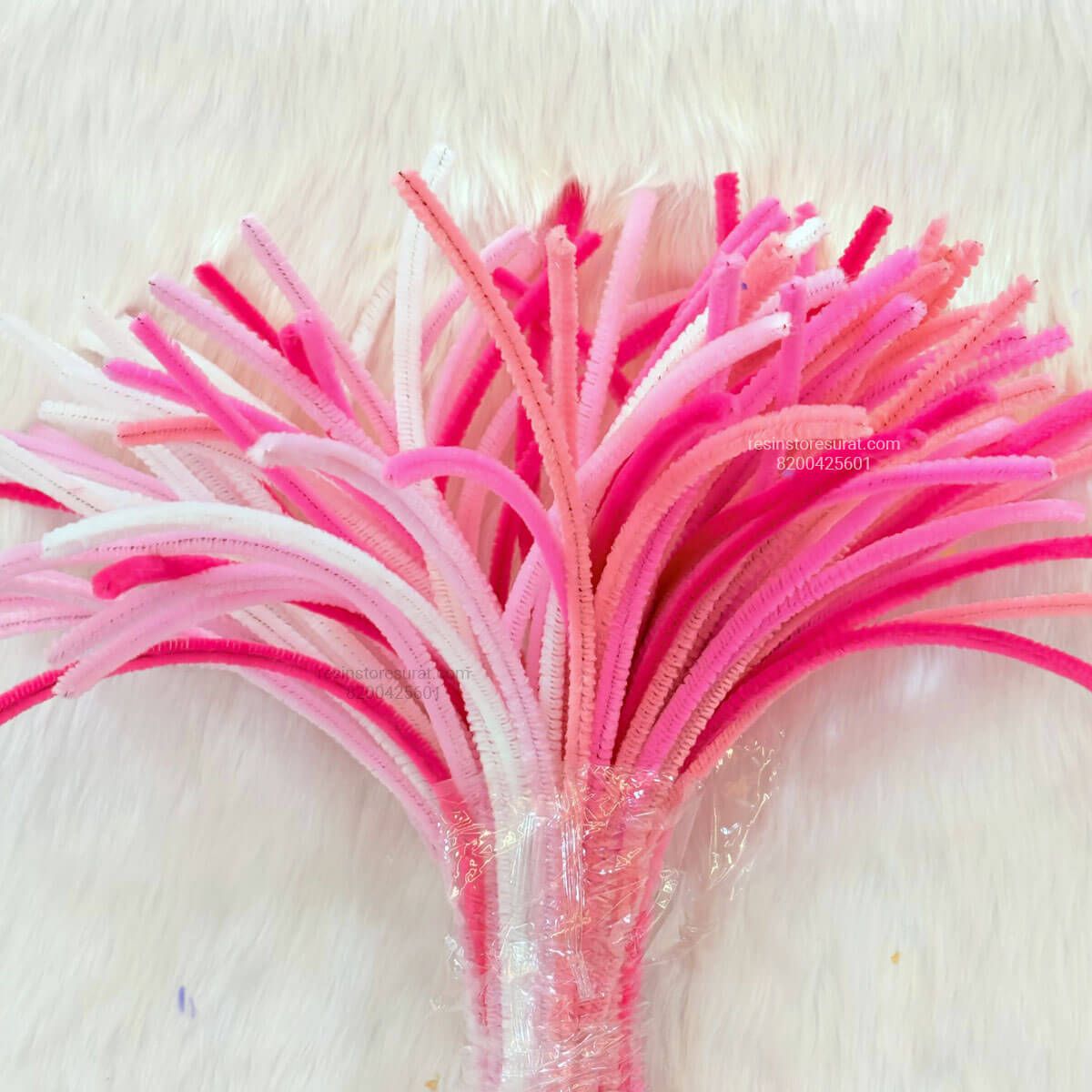 Multi Pink Color Pipe Cleaner – Resin Store Surat