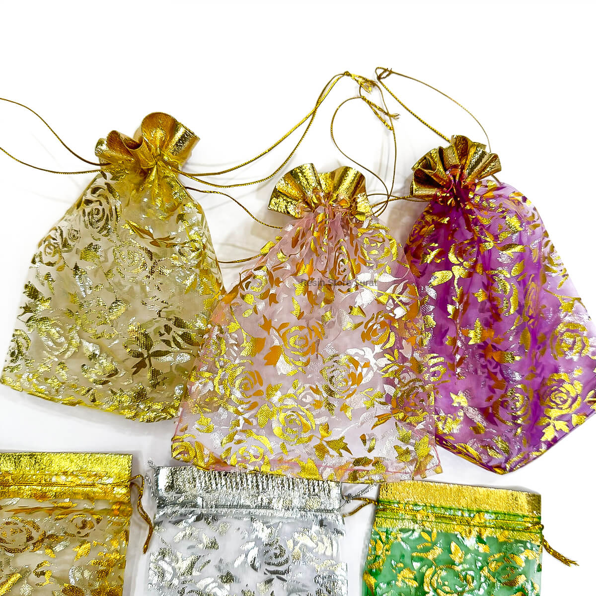 Small Organza Potli Bags – Resin Store Surat
