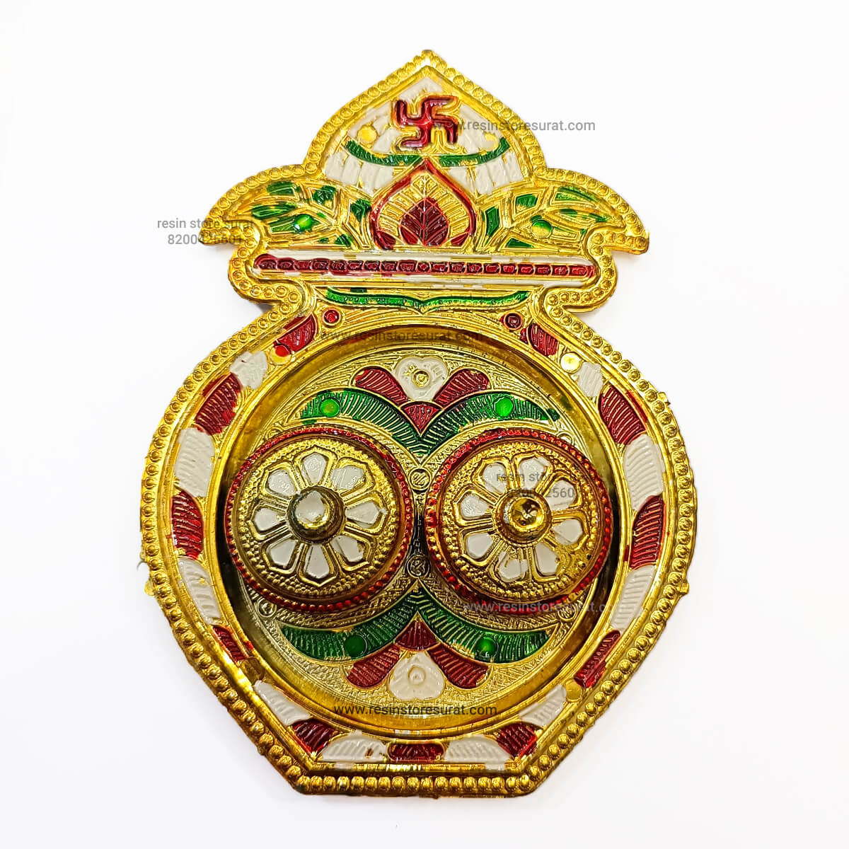 Roli Chawal Tika Plate Kalash – Resin Store Surat