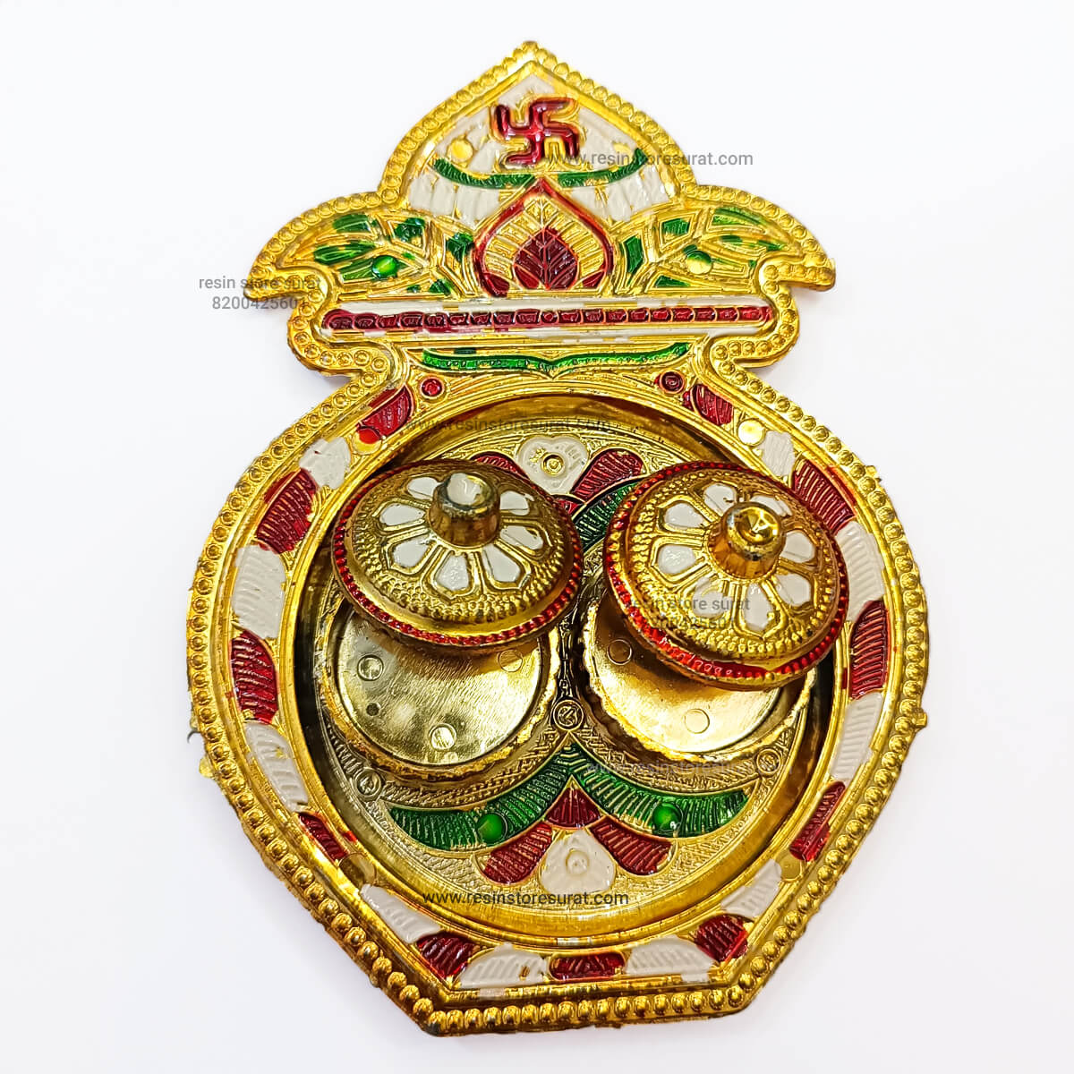 Roli Chawal Tika Plate Kalash – Resin Store Surat