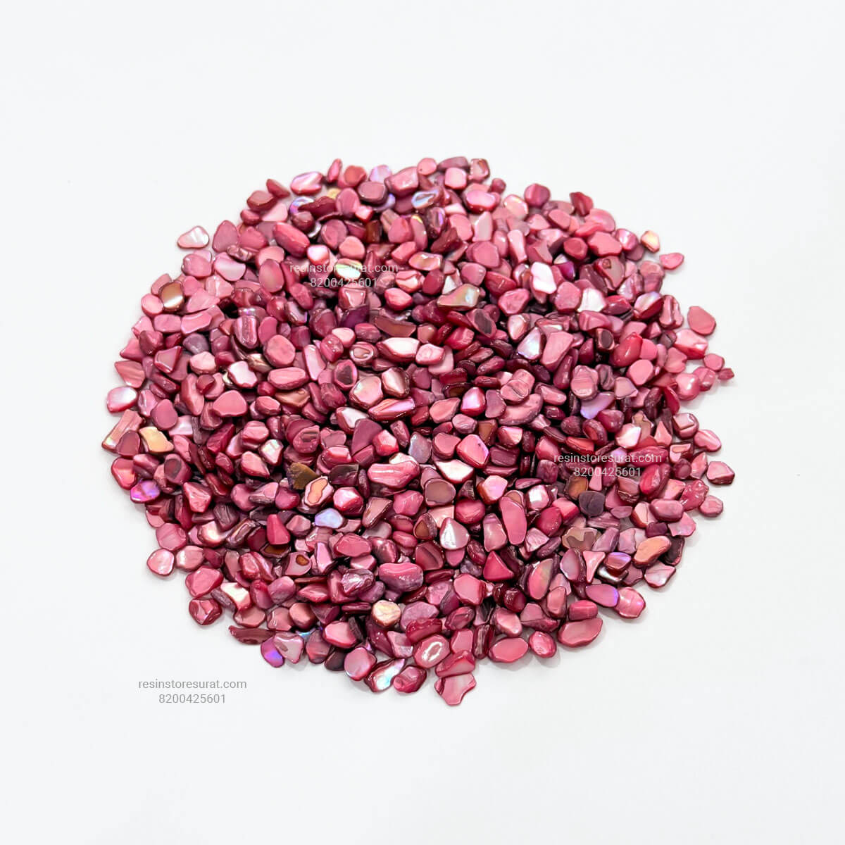 Red Ruby Shell Granule – Resin Store Surat