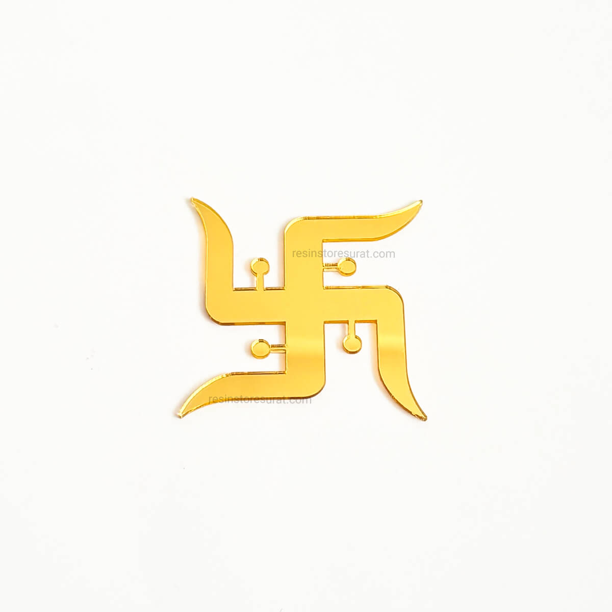 Swastik Acrylic Cut Out - 4 Pcs – Resin Store Surat