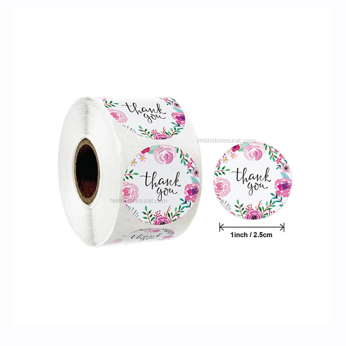 Thank you Sticker Roll - A – Resin Store Surat