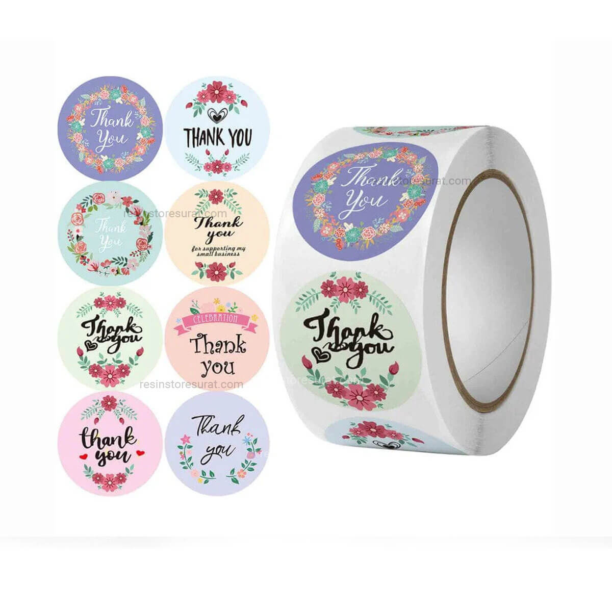 Thank you Sticker Roll - I – Resin Store Surat