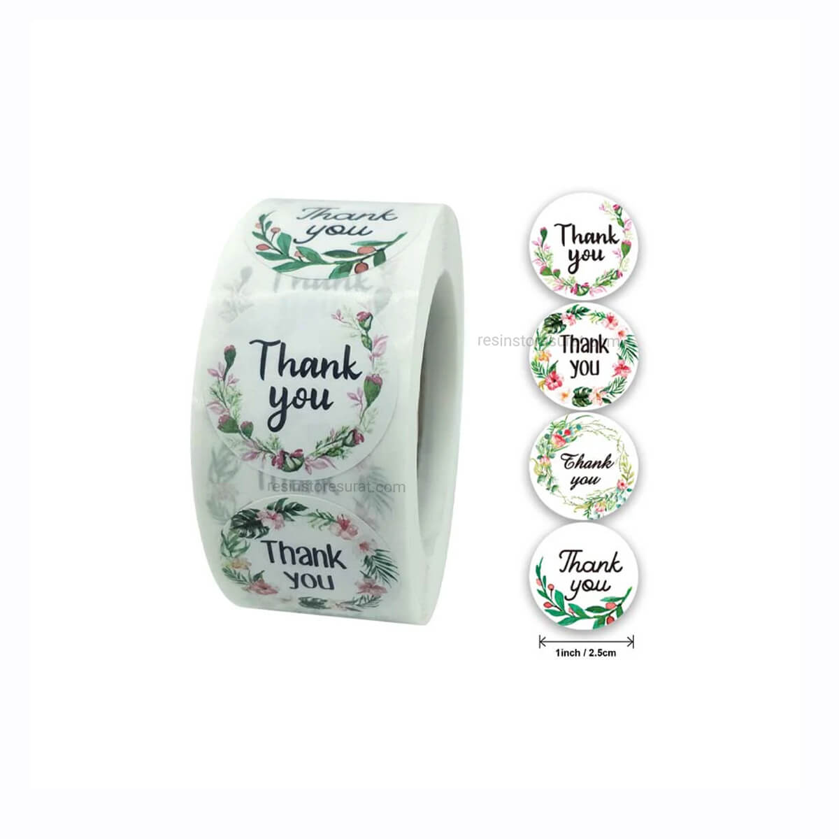 Thank you Sticker Roll - F – Resin Store Surat
