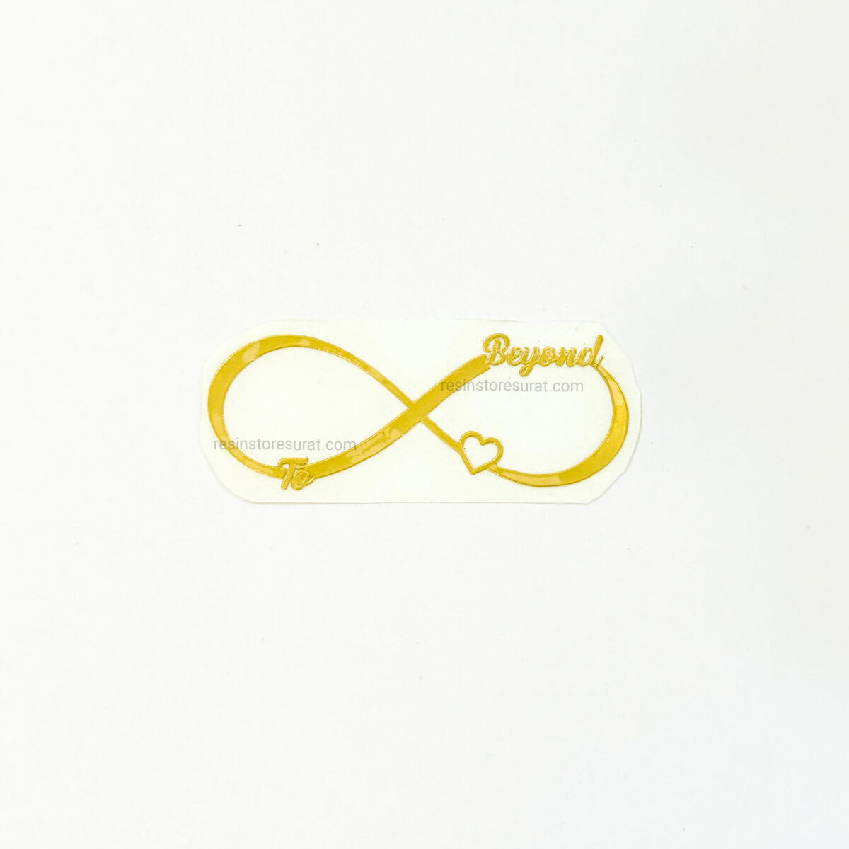 To Beyond Love infinity Metal Sticker – Resin Store Surat