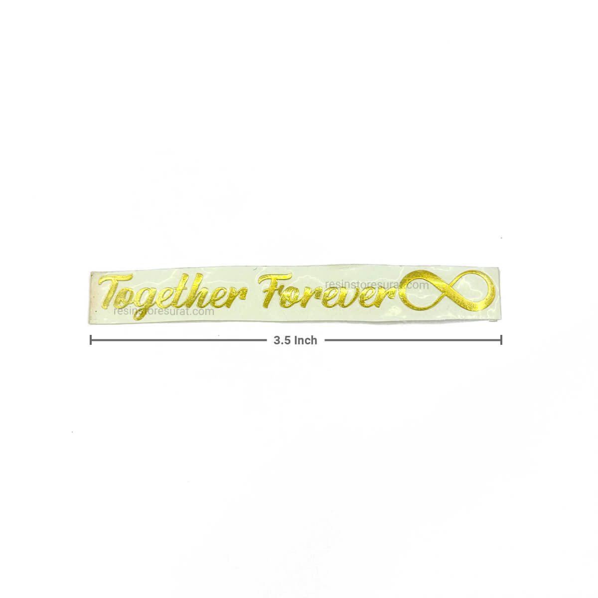 Together Forever With Infinity - Metal Sticker – Resin Store Surat
