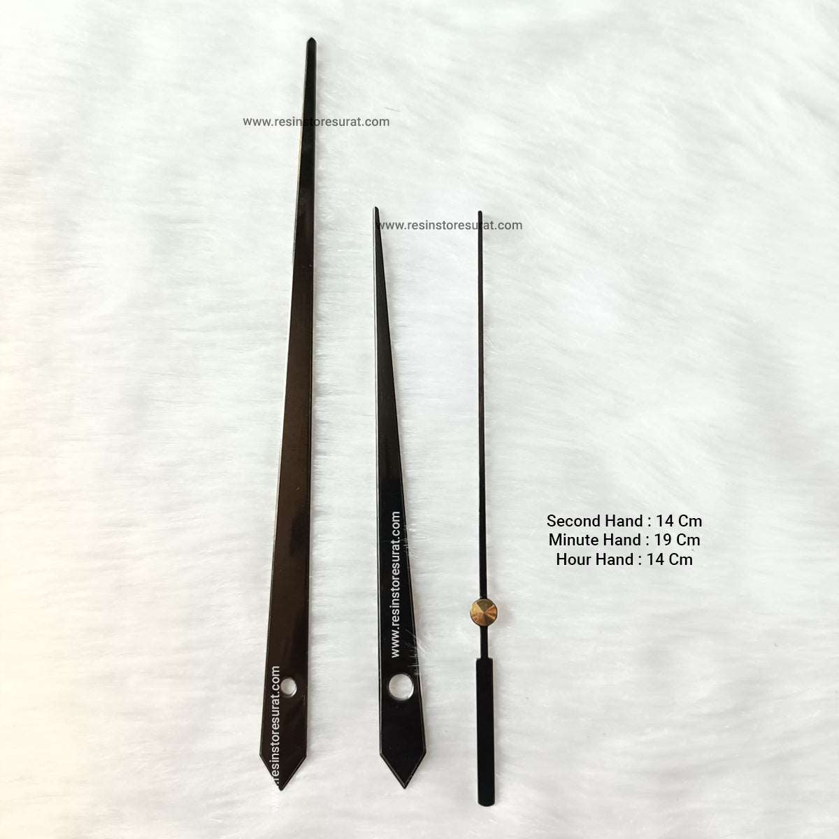Black Big Clock Needle / clock hand – Resin Store Surat