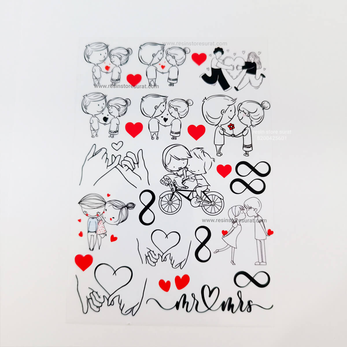 A6 Couple - Insert Sheet – Resin Store Surat