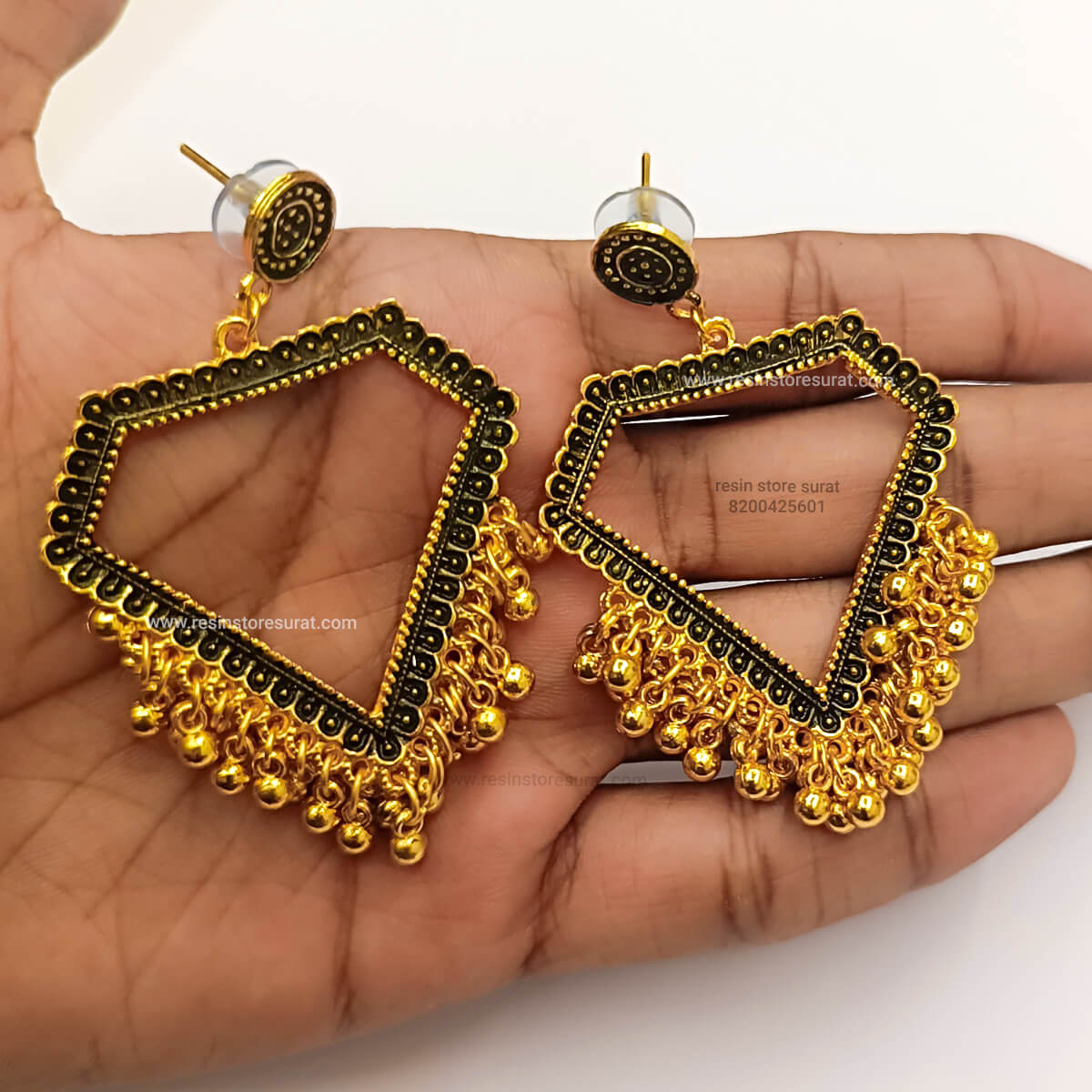 Resin Jhumka I – Resin Store Surat