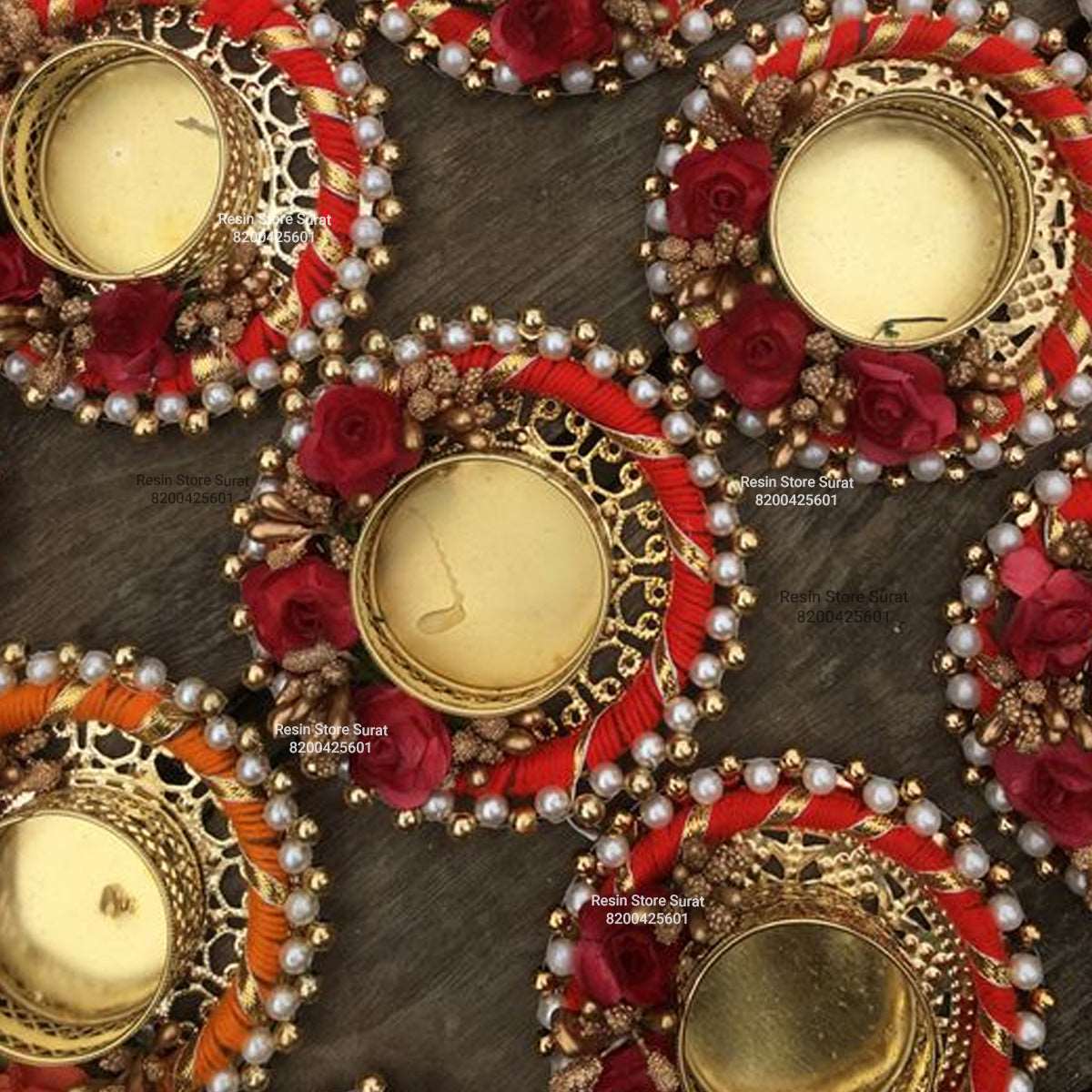 Metal Round Design Cut B - 2 pcs – Resin Store Surat