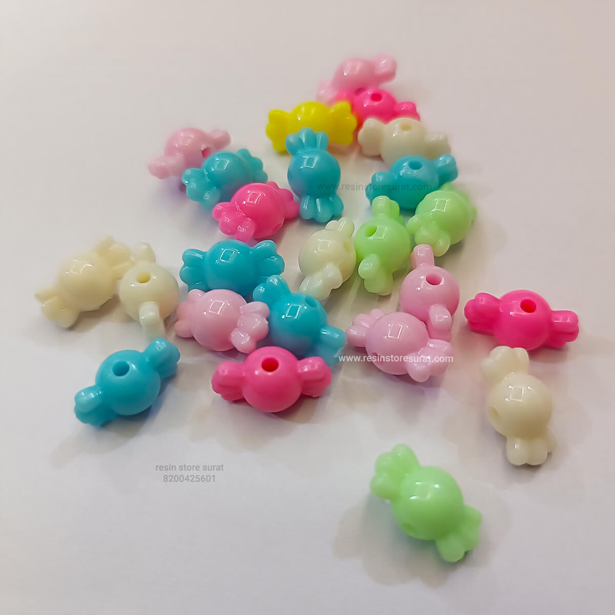 Plastic Chocolate Beads – Resin Store Surat
