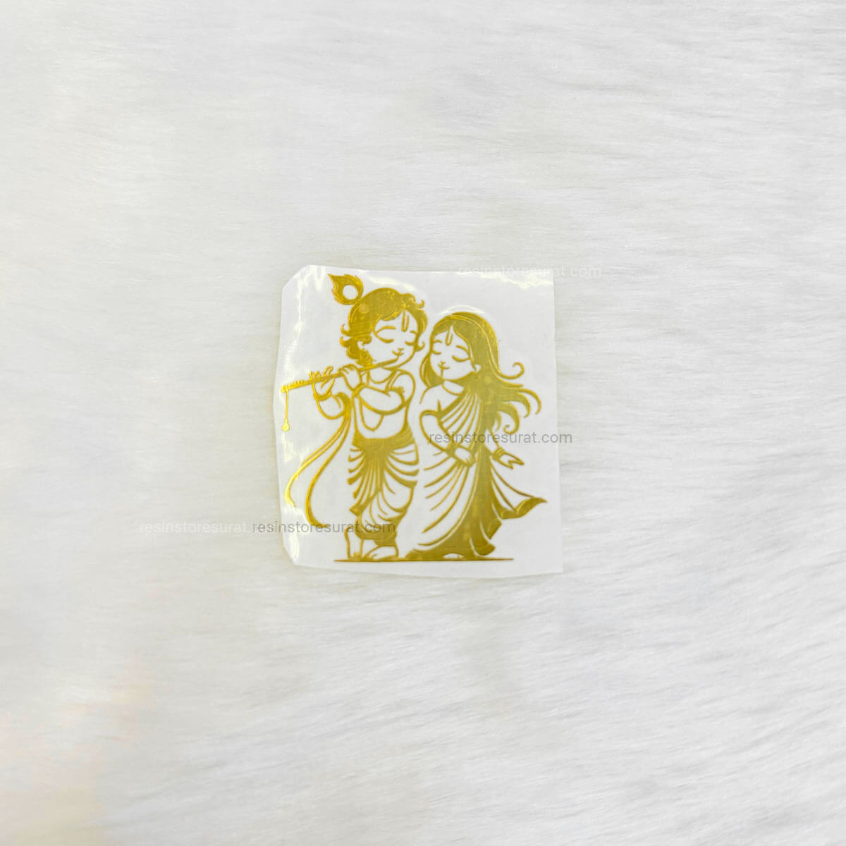 Radha Krishna Metal Sticker – Resin Store Surat