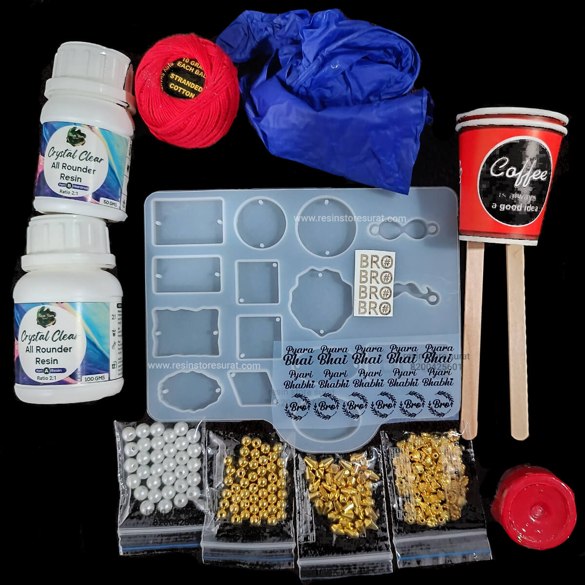 Resin Rakhi Kit B – Resin Store Surat