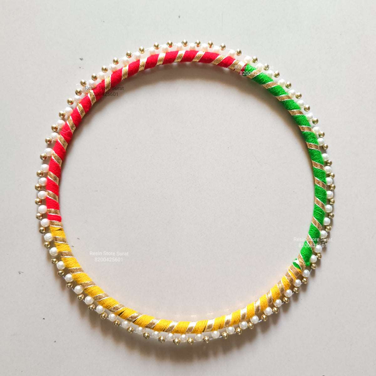 Traditional Pearl Ring 8 Inch – Resin Store Surat