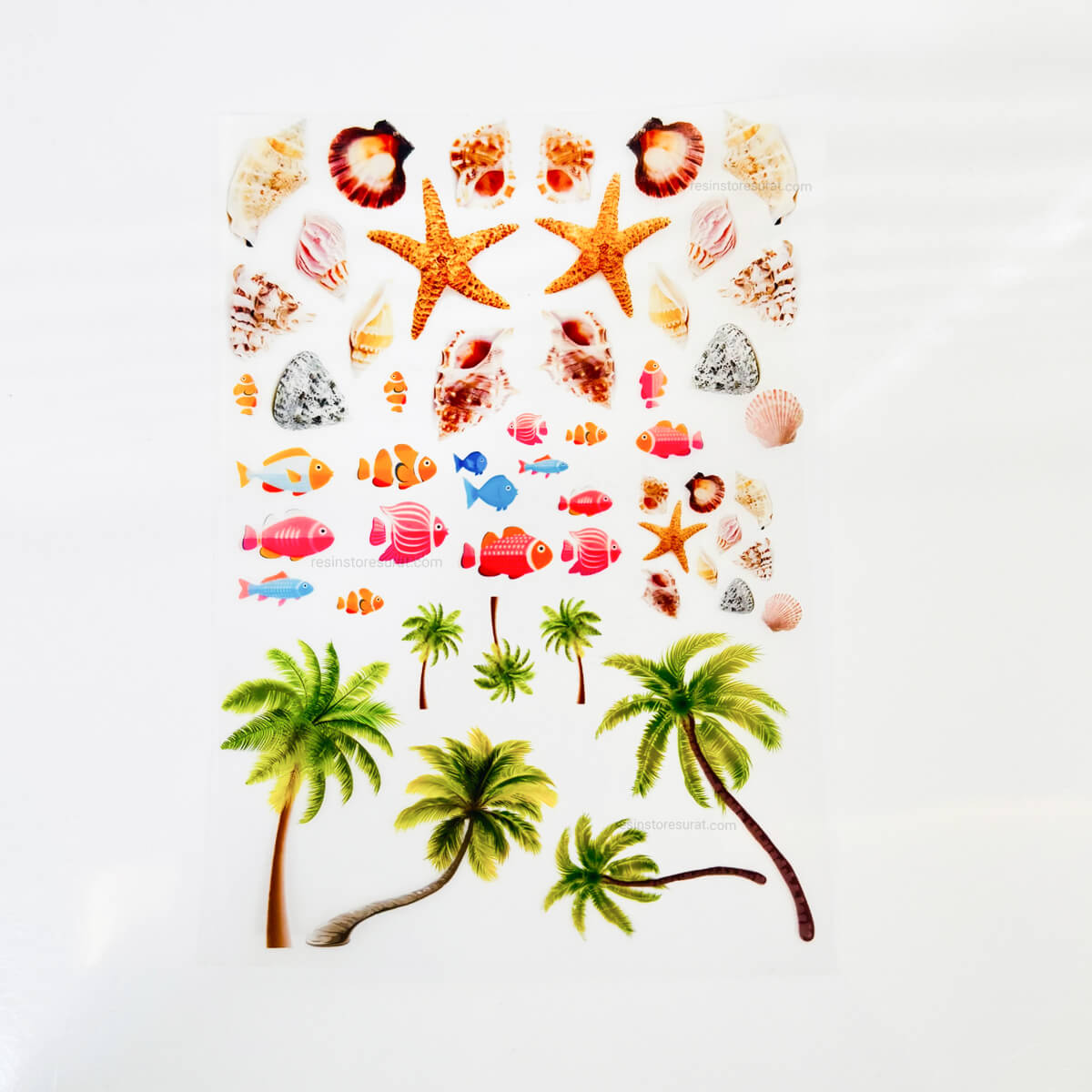 Ocean Theme - A6 Insert Sheet – Resin Store Surat