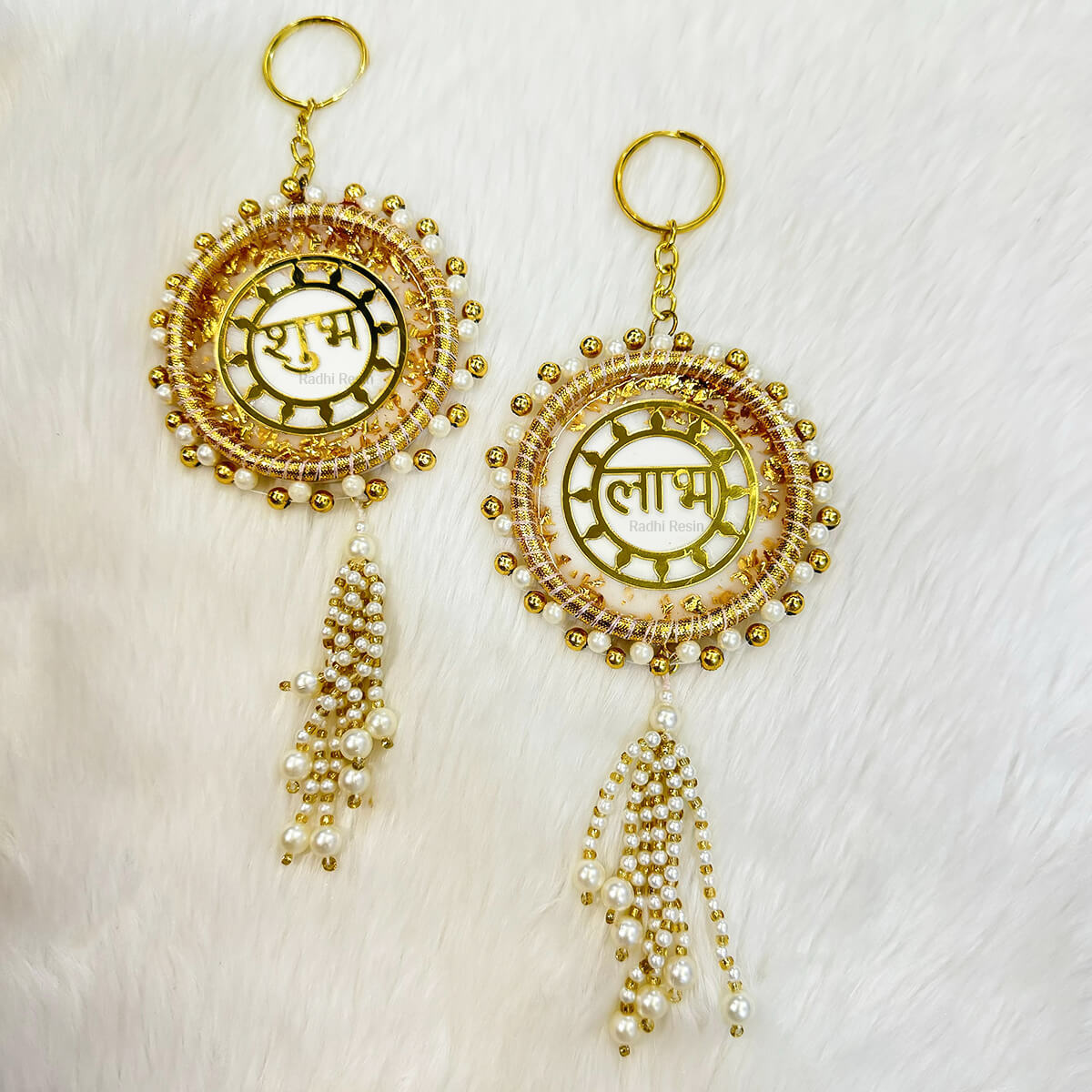 Readymade Shubh Labh hanging Diwali Decoration – Resin Store Surat